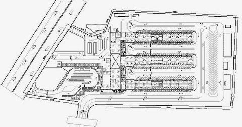 Gare routière: téléchargez ce fichier DWG autocad