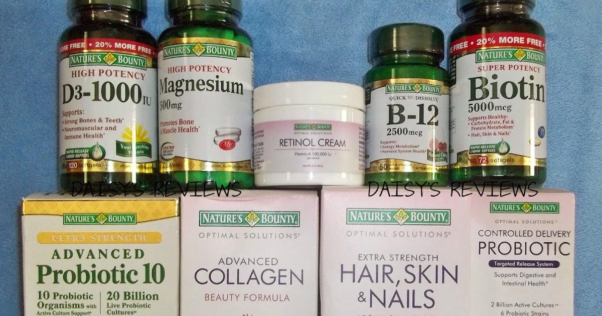 Welcome To Daisy's Reviews: Nature's Bounty Review