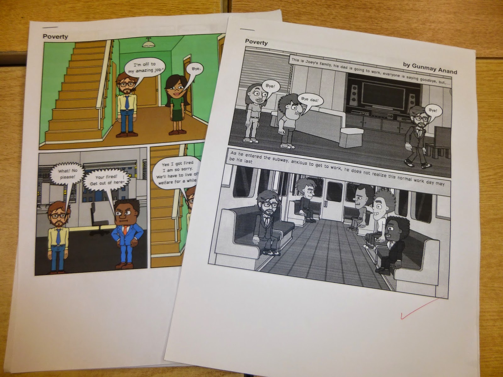 Ms Rashid: Social Studies Comic Strip on Poverty