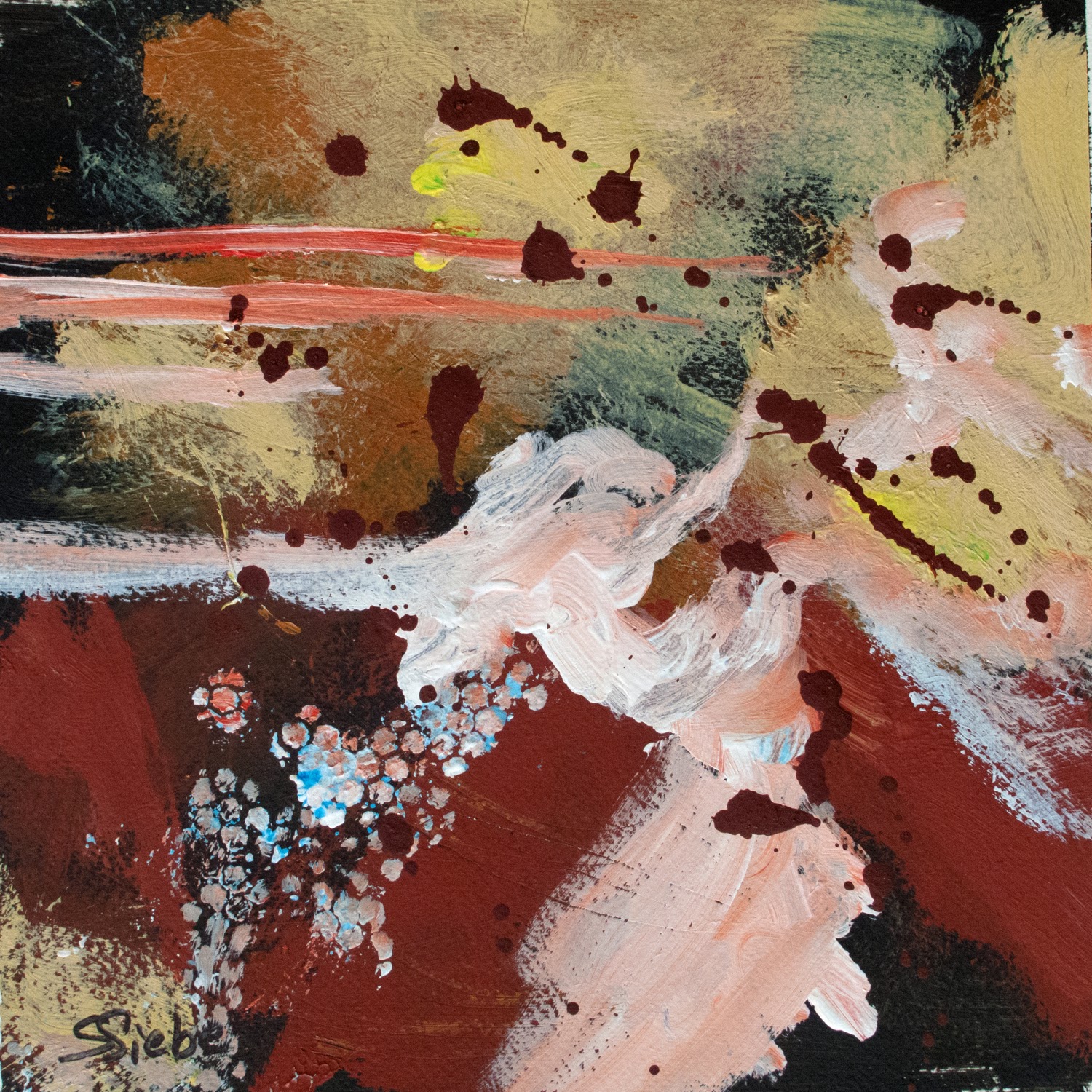 Daily Painters Abstract Gallery: Two small abstract paintings by ...