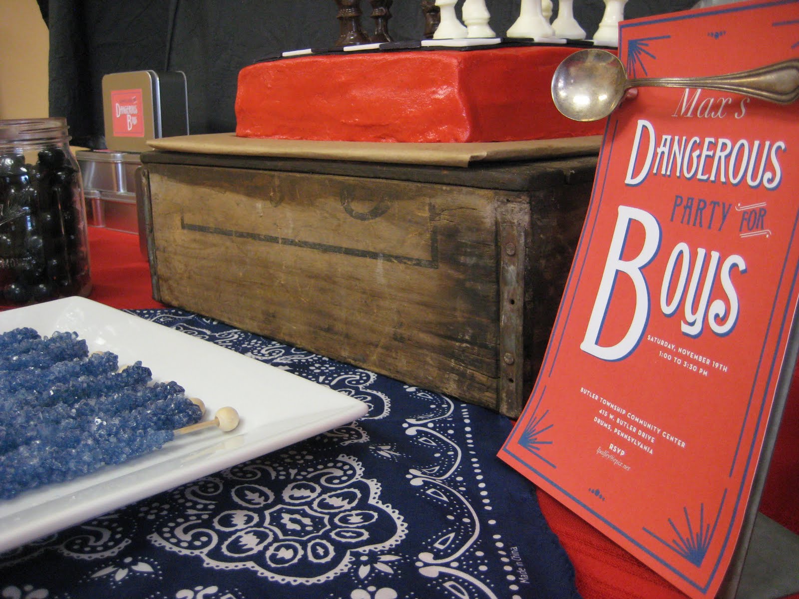 sugarlily cookie company: max's dangerous party for boys