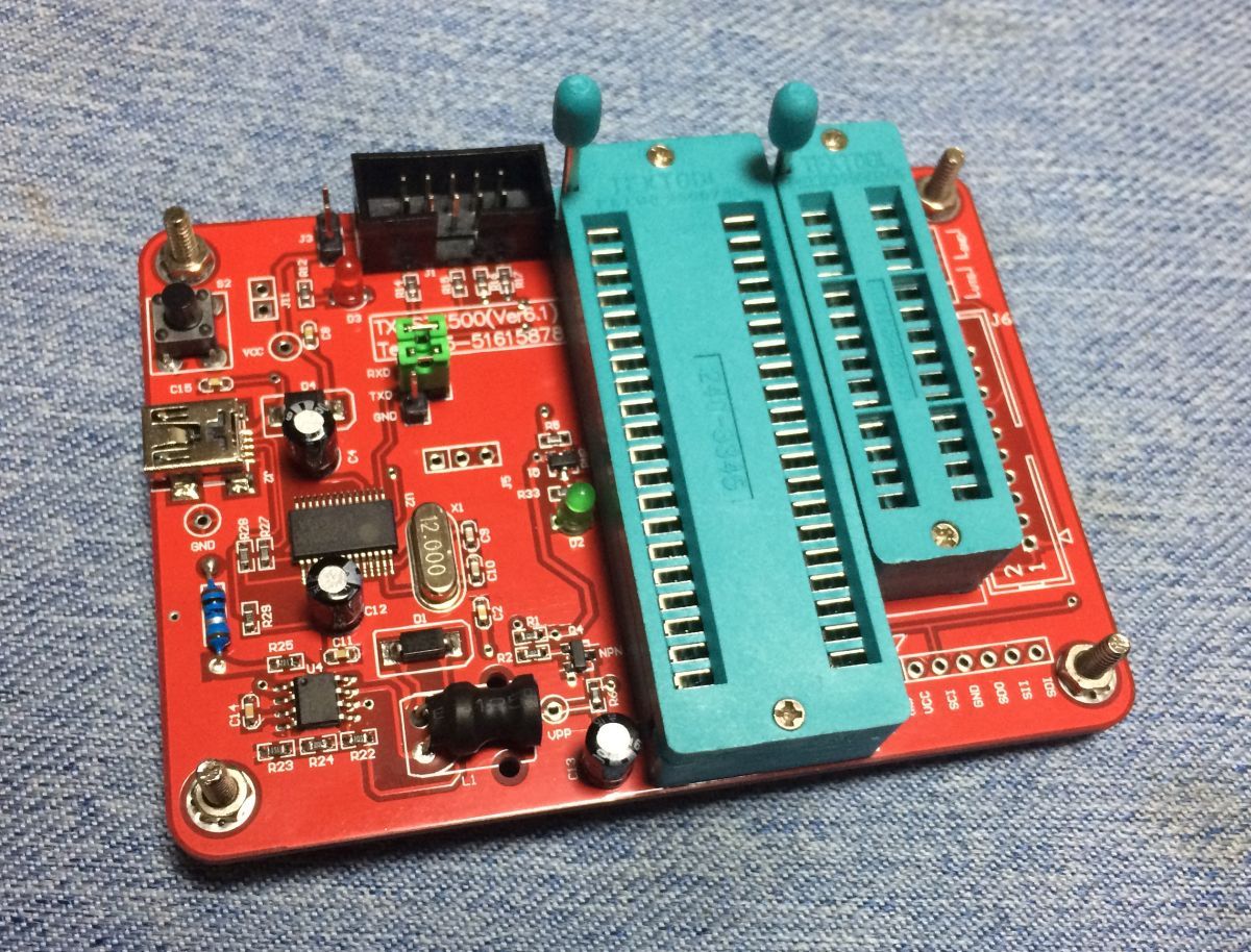 時々電子工作,JUNK PC等遊び: ATMEGA328P、ATTINY 13A等のAVR用高電圧ライター STK500クーロンな互換ライターをAtmel Studio7.0で使ってみる