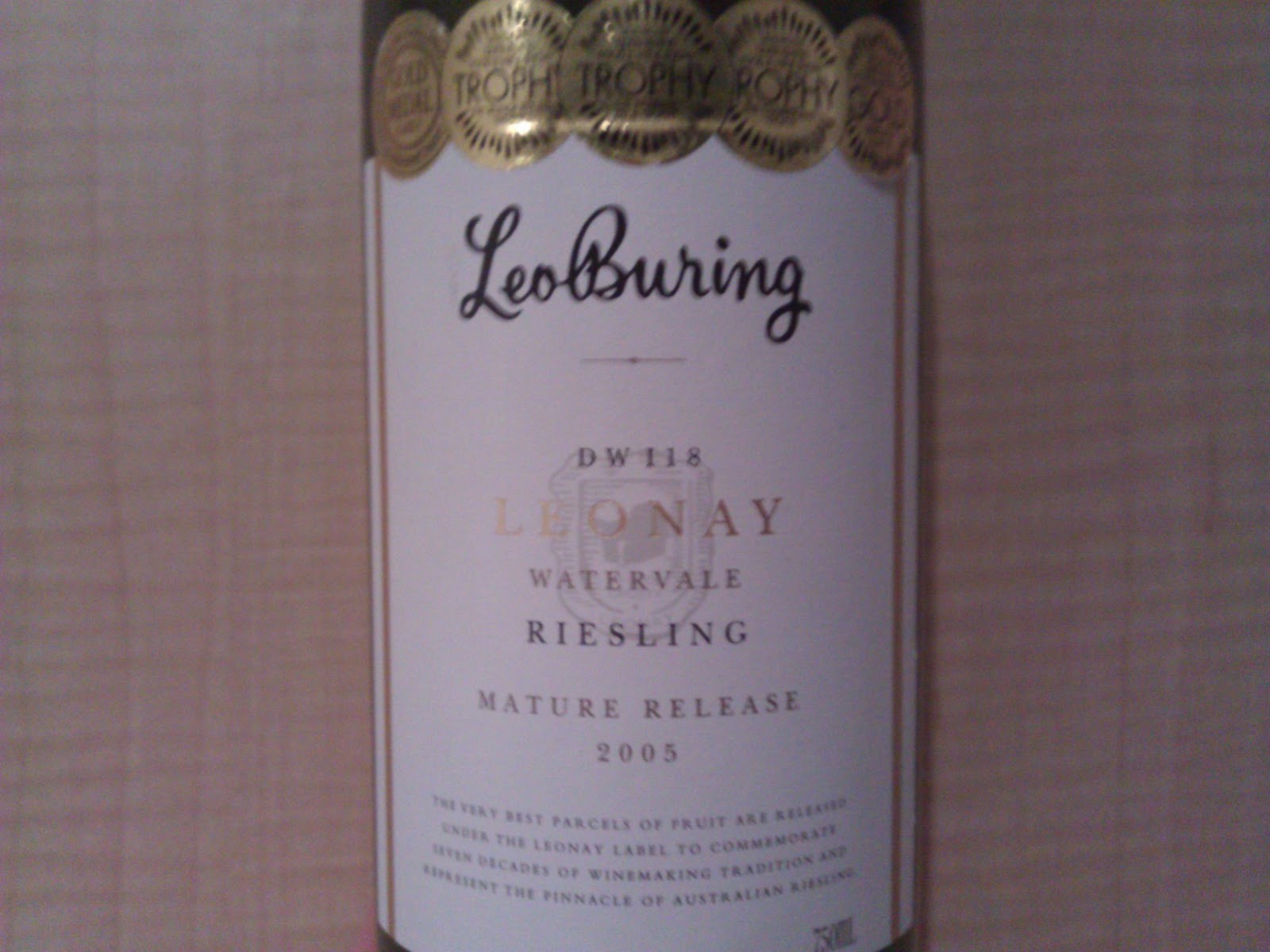 QWine Reviews - Australian Wine Reviews: Leo Buring "Leonay" Watervale ...