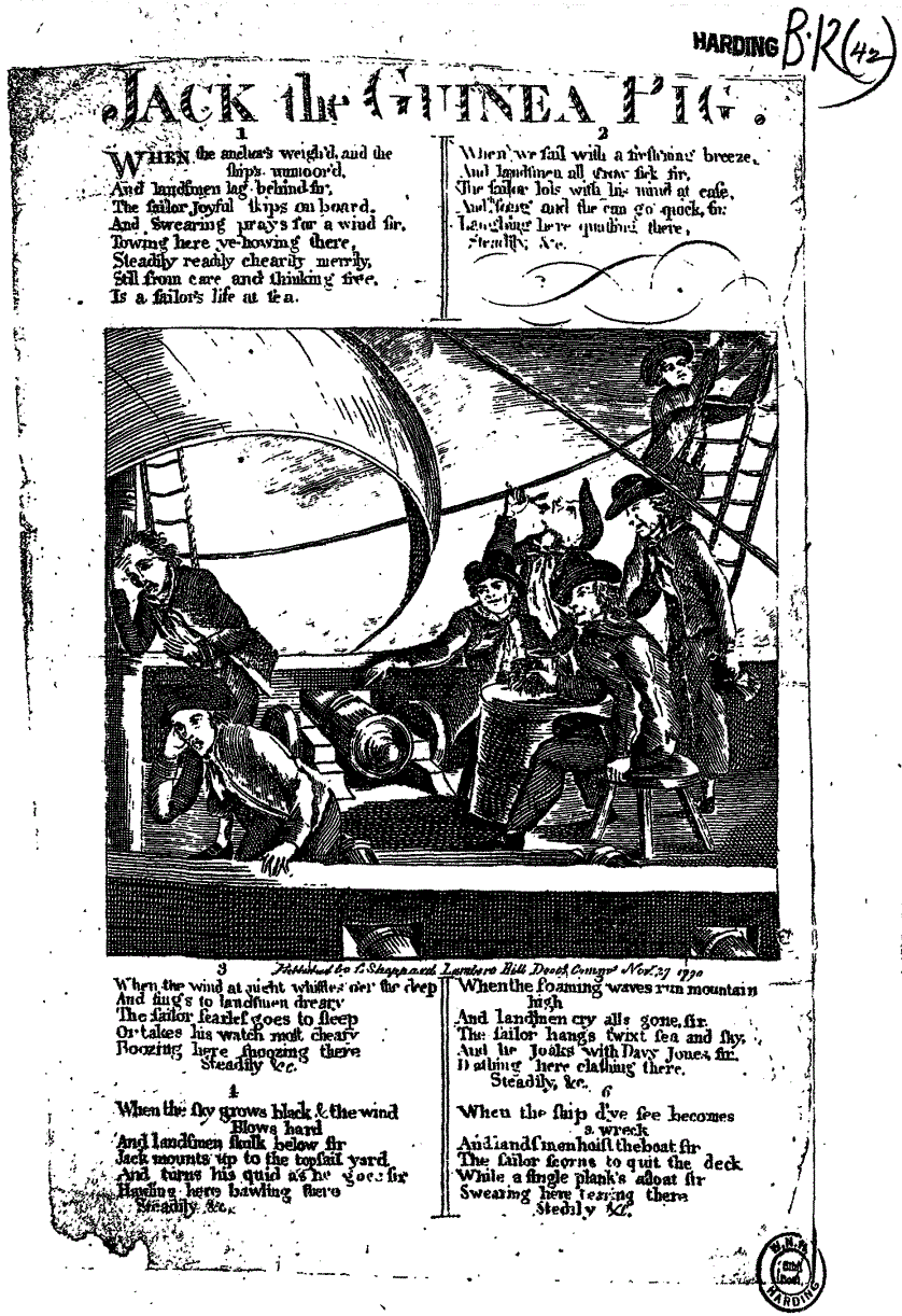British Tars, 1740-1790: Jack the Guinea Pig, 1790
