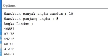 :: Ini Blog ::: Program Java Membuat Angka Random