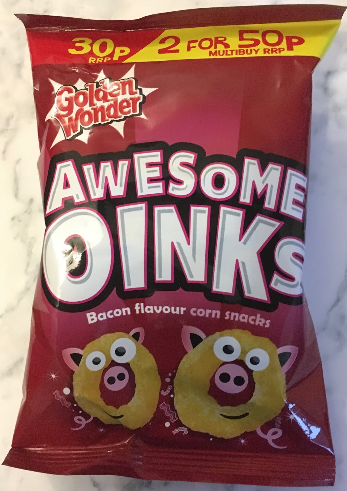FOODSTUFF FINDS: Golden Wonder Awesome Oinks (Local Newsagent) By @Cinabar