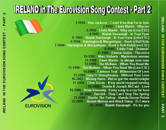 Eurovision Song Contest Music: IRELAND IN THE EUROVISION SONG CONTEST ...
