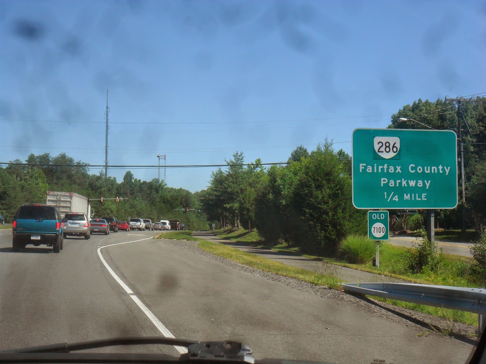 Luke's Signs: Rt. 123 & Fairfax Co. Pkwy. - Fairfax County, VA