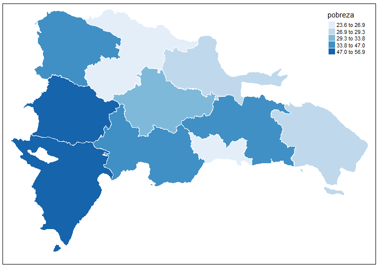 Economía Aplicada: 5 pasos para crear mapas de República Dominicana en R