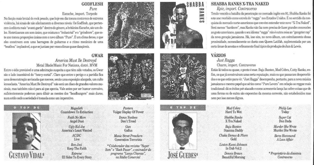 RECORTES & RETALHOS: Jornal Público - Os Melhores do Ano 1992, Hard ...