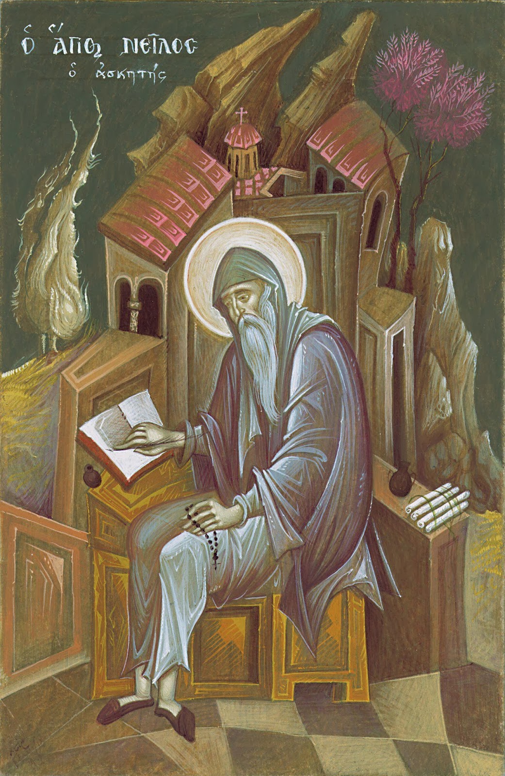 ORTHODOX CHRISTIANITY THEN AND NOW: Saint Nilus the Ascetic of Mount Sinai