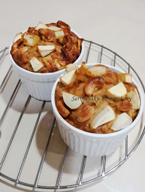 My Kuali: Puding roti dan apple