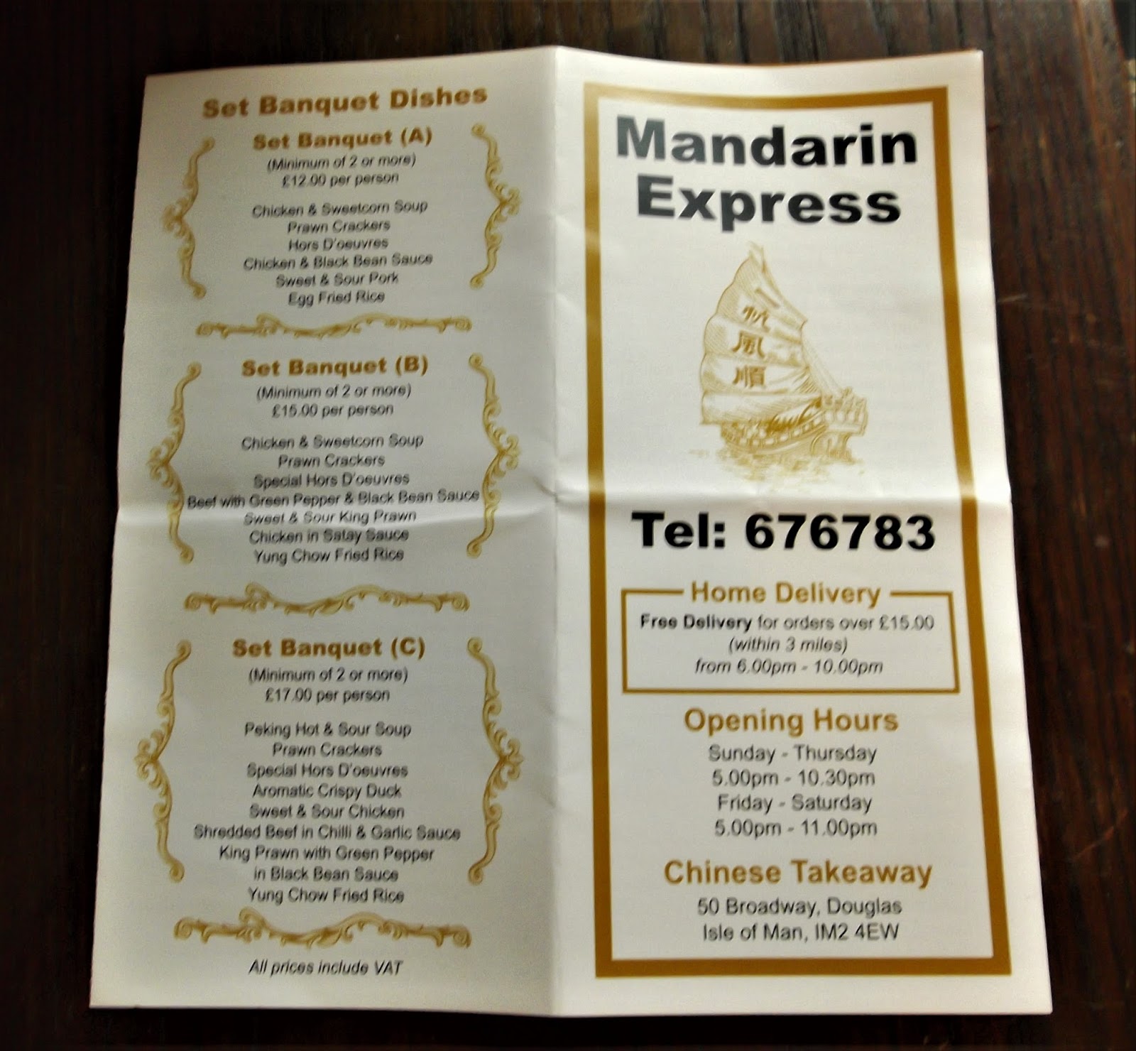 Chow Mein: ^*MANDARIN EXPRESS*^ - Broadway, Douglas, Isle of Man.