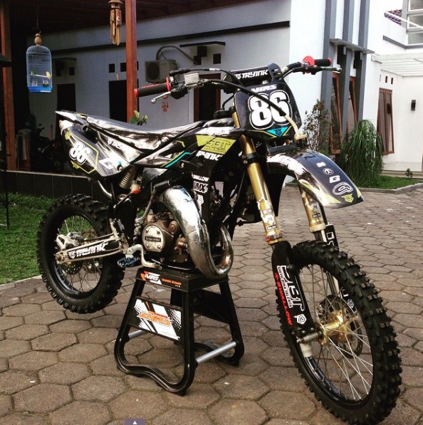 Modifikasi Ninja Trail Gunakan Bodi CRF 250 | Modifikasi Motor Trail