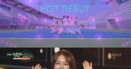 IOI finally debuts on a public broadcast music show