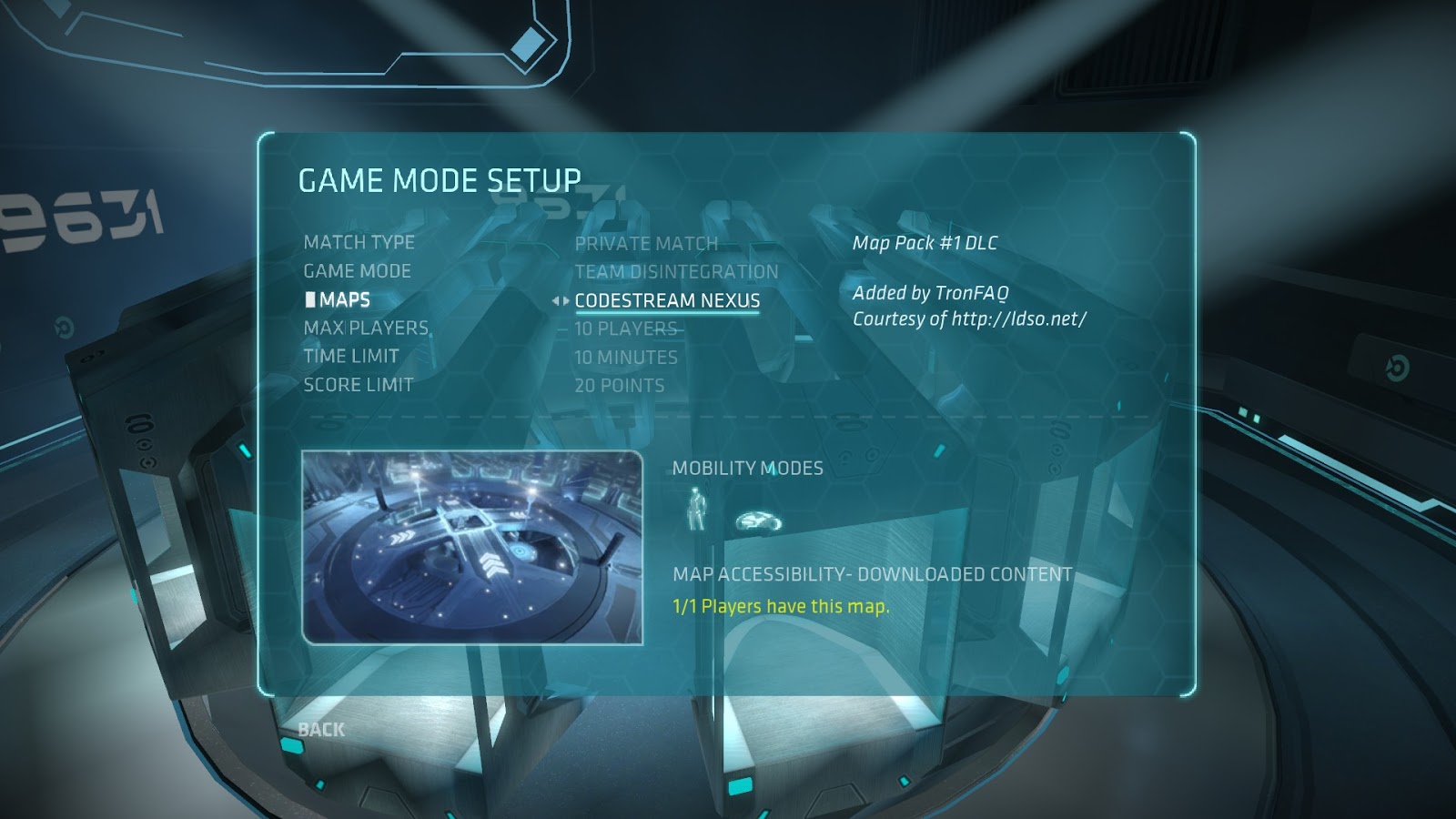 TRON 2.0 News: TRON Evolution PC Multiplayer Map Pack #1 DLC Download