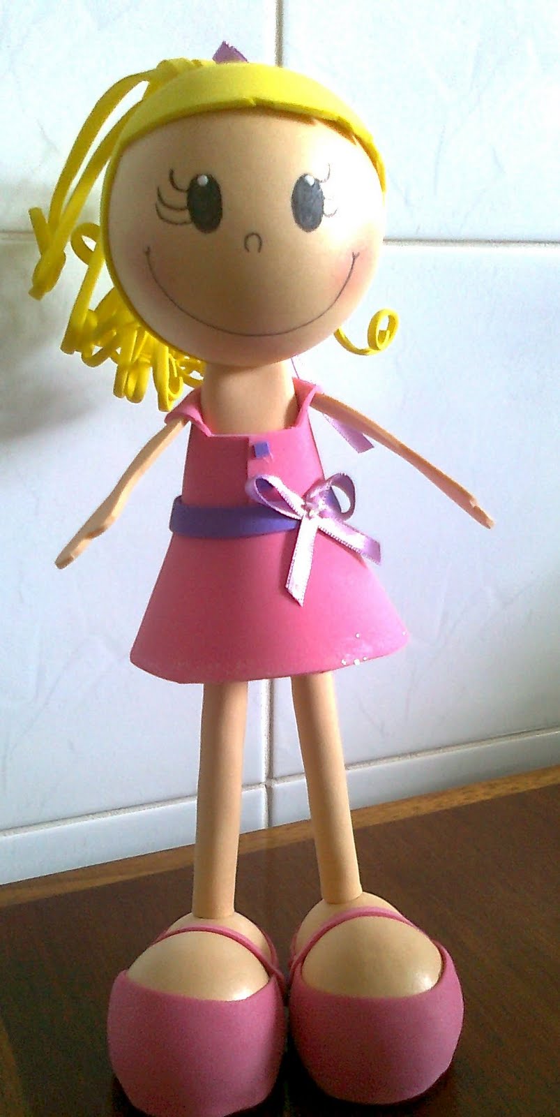 LAPIDART: Boneca em EVA