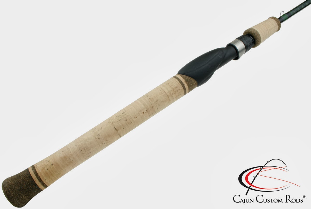 Cajun Custom Rods: Ultralight Spinning Rod (green)