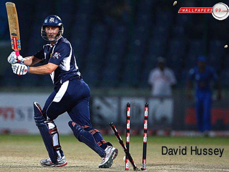 The Cricket Games: David Hussey Latest Free Wallpapers and HQ Pictures