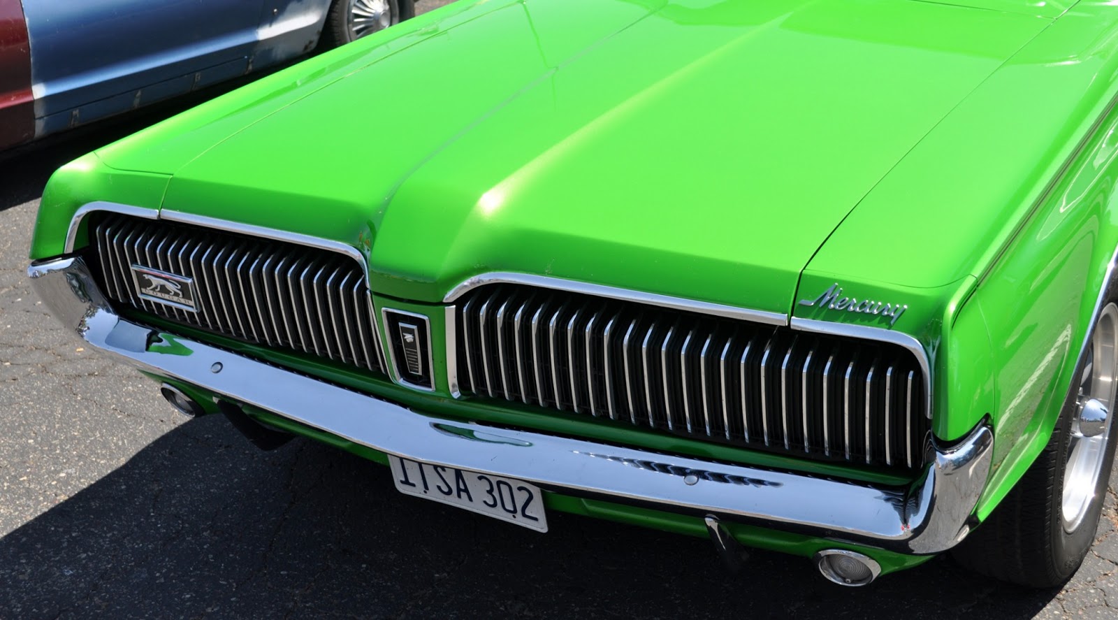 Just A Car Guy: Comparison of Cougar grills and tail panels