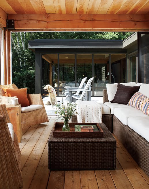 Neo arquitecturaymas: Interiores en madera de una vivienda en canada