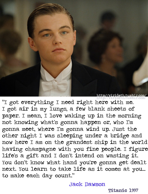 Virideth Quote Of Today Titanic
