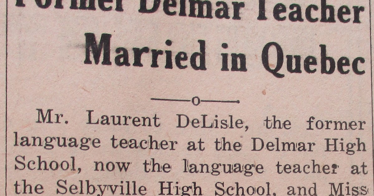 Delmar Historical And Art Society: Laurent Delisle