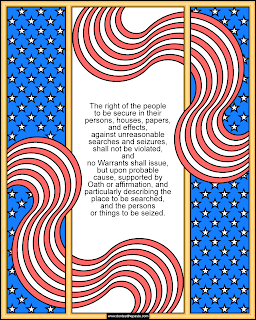 Don't Eat the Paste: 4th Amendment Coloring Page- Bill of Rights Series