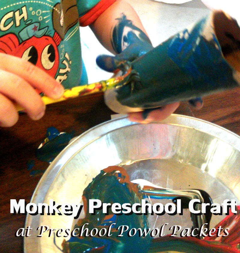 Monkey Preschool Craft & More! | Preschool Powol Packets