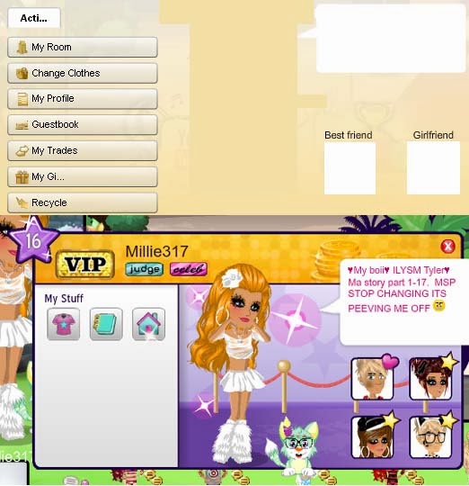 Millie317 MovieStarPlanet Blog: Change on MSP