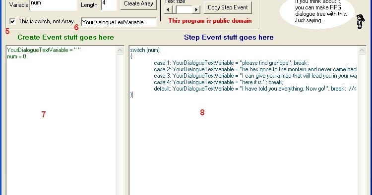 Public Domain Tools: Array and Switch for GameMaker creator