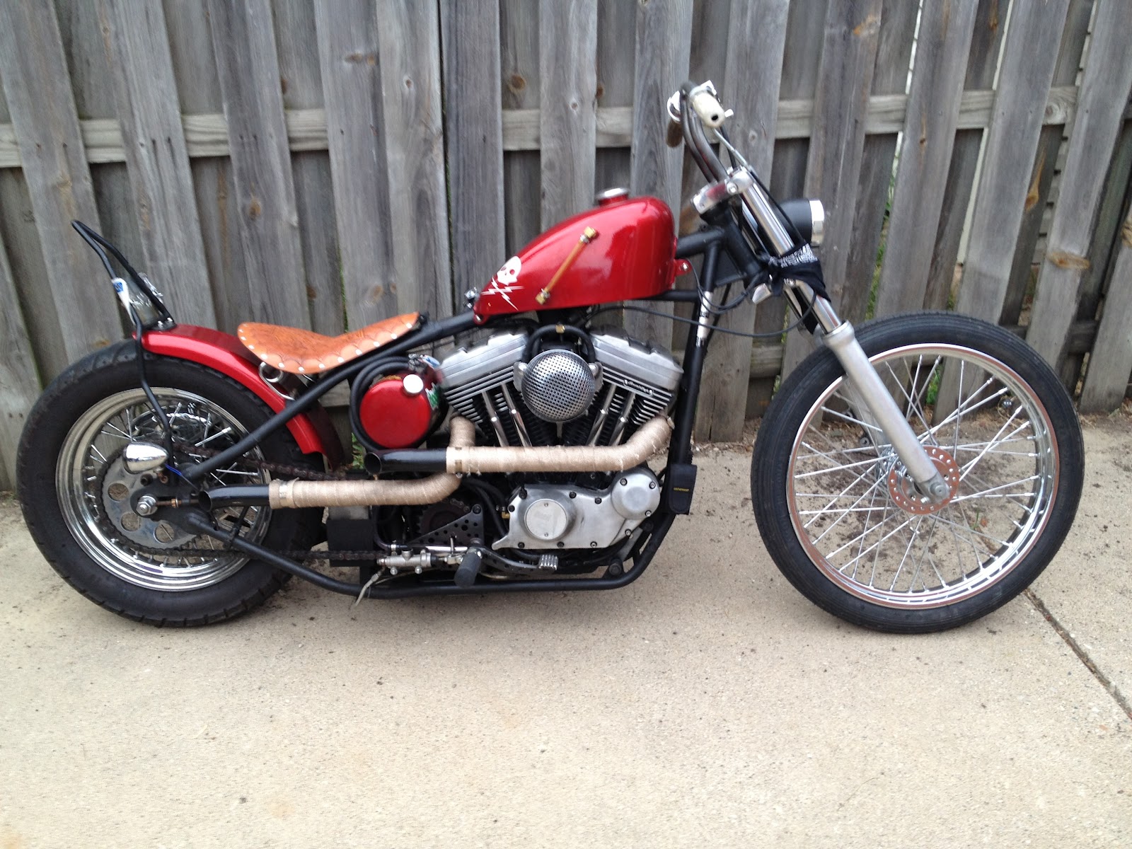 FRONT ST CYCLE: 6" rise Deluxe T bars no pullback