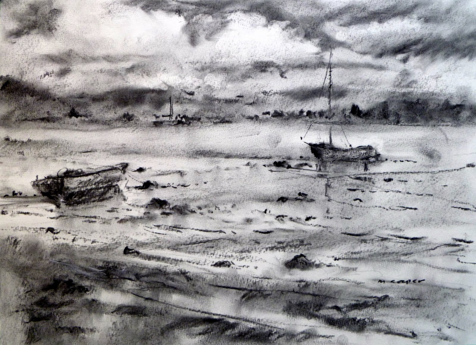 Michele's NW Studio: Charcoal Drawing