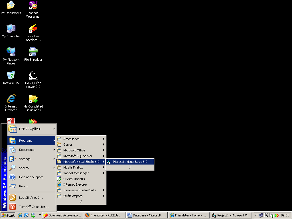 Renny afriani wijaya: fungsi dari komponen-komponen atau objek dalam visual basic