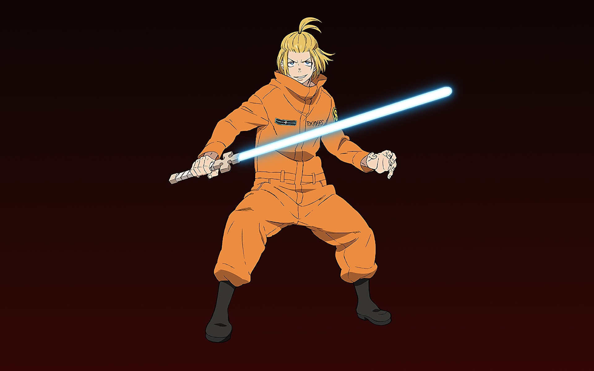 Fire Force, Arthur Boyle, Sword, 4K, #29 Wallpaper PC Desktop