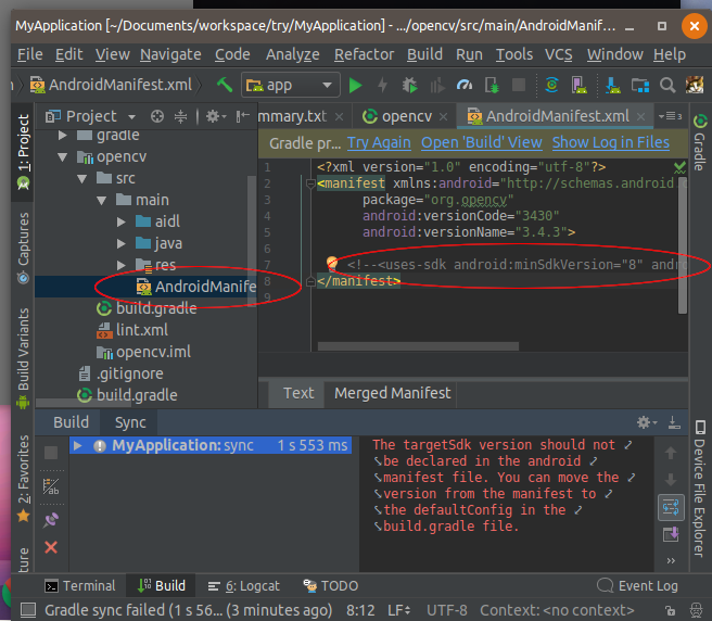 Dominoc925 How I Setup Opencv4android Java Sdk With A Blank Android Project