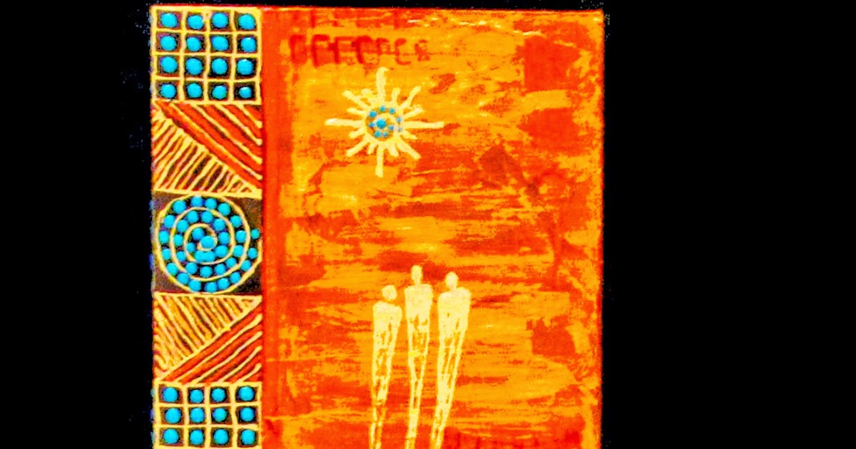 PAT STACY ART: Southwest Art Four Piece Contemporary Abstract Painting ...