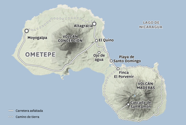 Hoja de Rutas - Blog de viajes: Isla de Ometepe