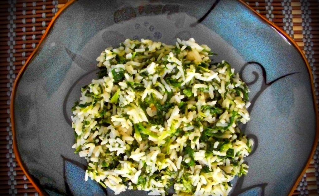 Sprigs of Rosemary: Popeye Powered Green Rice