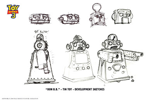 Living Lines Library: Toy Story 3 (2010) - Character Design