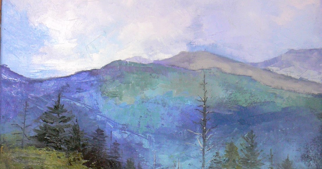 CAROL SCHIFF DAILY PAINTING STUDIO: Mountain, Landscape, Oil Painting ...