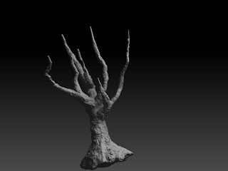 Game Assets Development: Assignment 11 A Tree Model created from zspheres