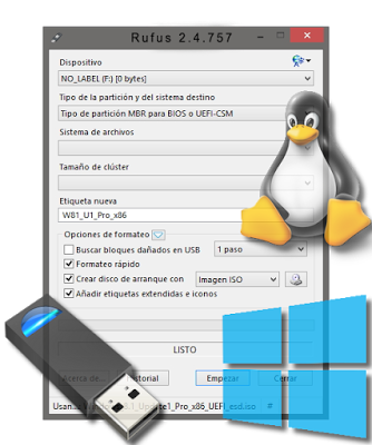 Programas al Full para PC: Rufus v2.7.855 FULL Español