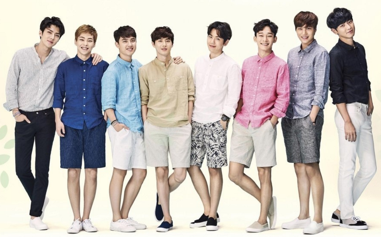 K-POP MODASI: [EXO Fashion] EXO X SPAO
