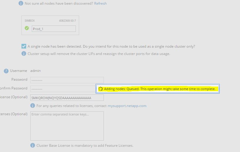 Remote Infrastructure Management: NetApp ONTAP 9.1 Guided Cluster Setup