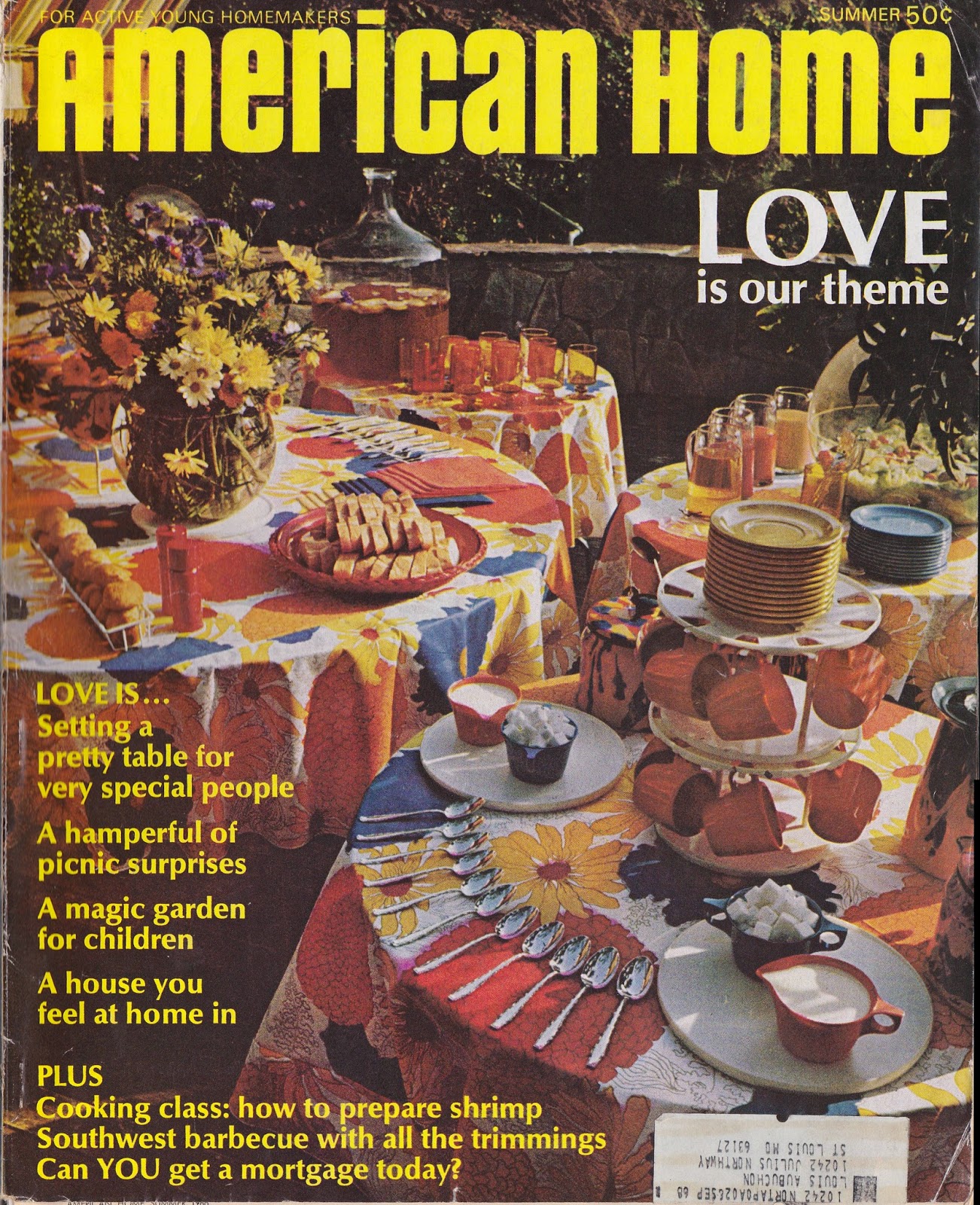 Garage Sale Finds: American Home, Summer 1968