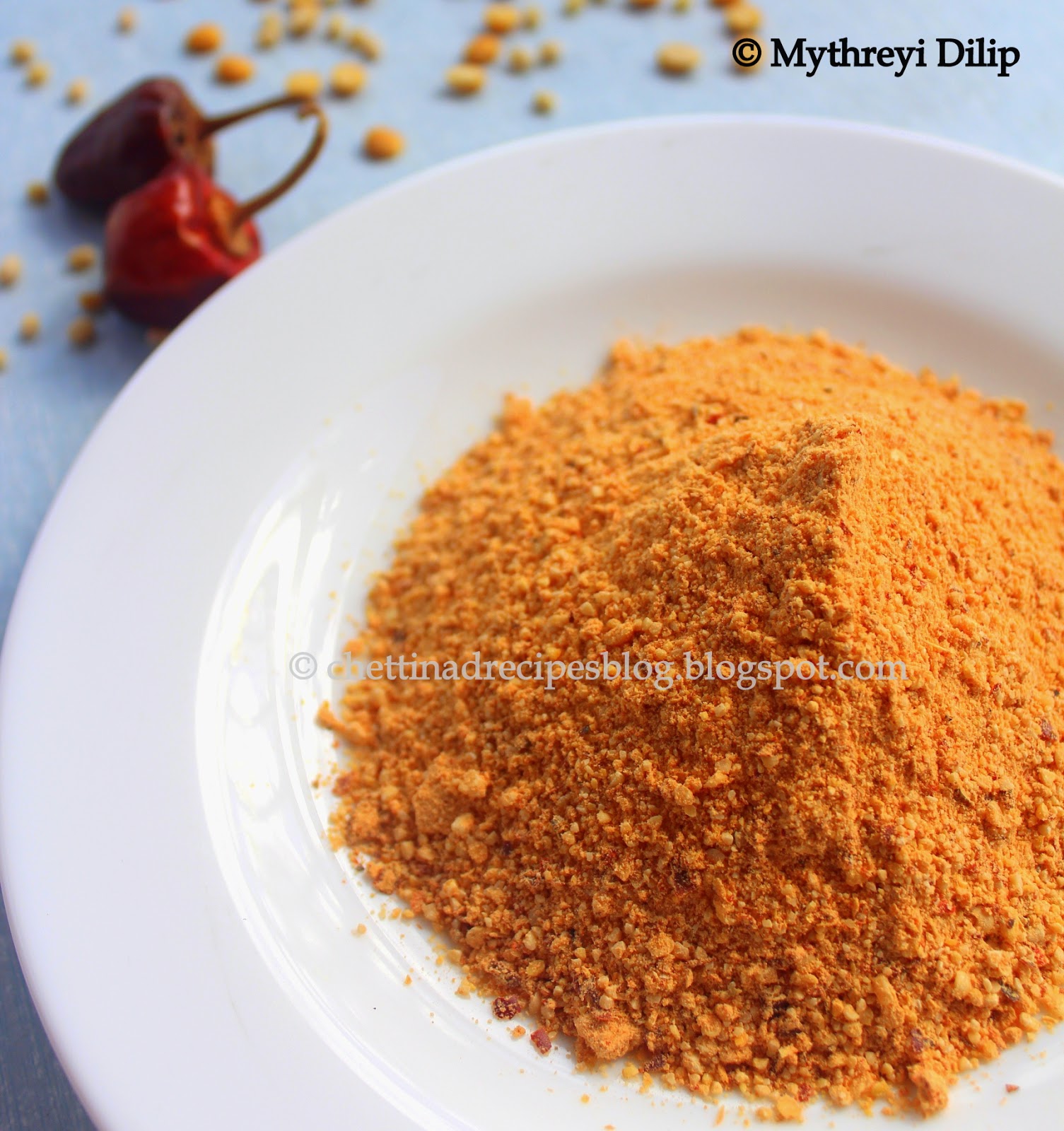 Chettinad Idli Milagai Podi Recipe / Idly Podi - Chettinad Recipes