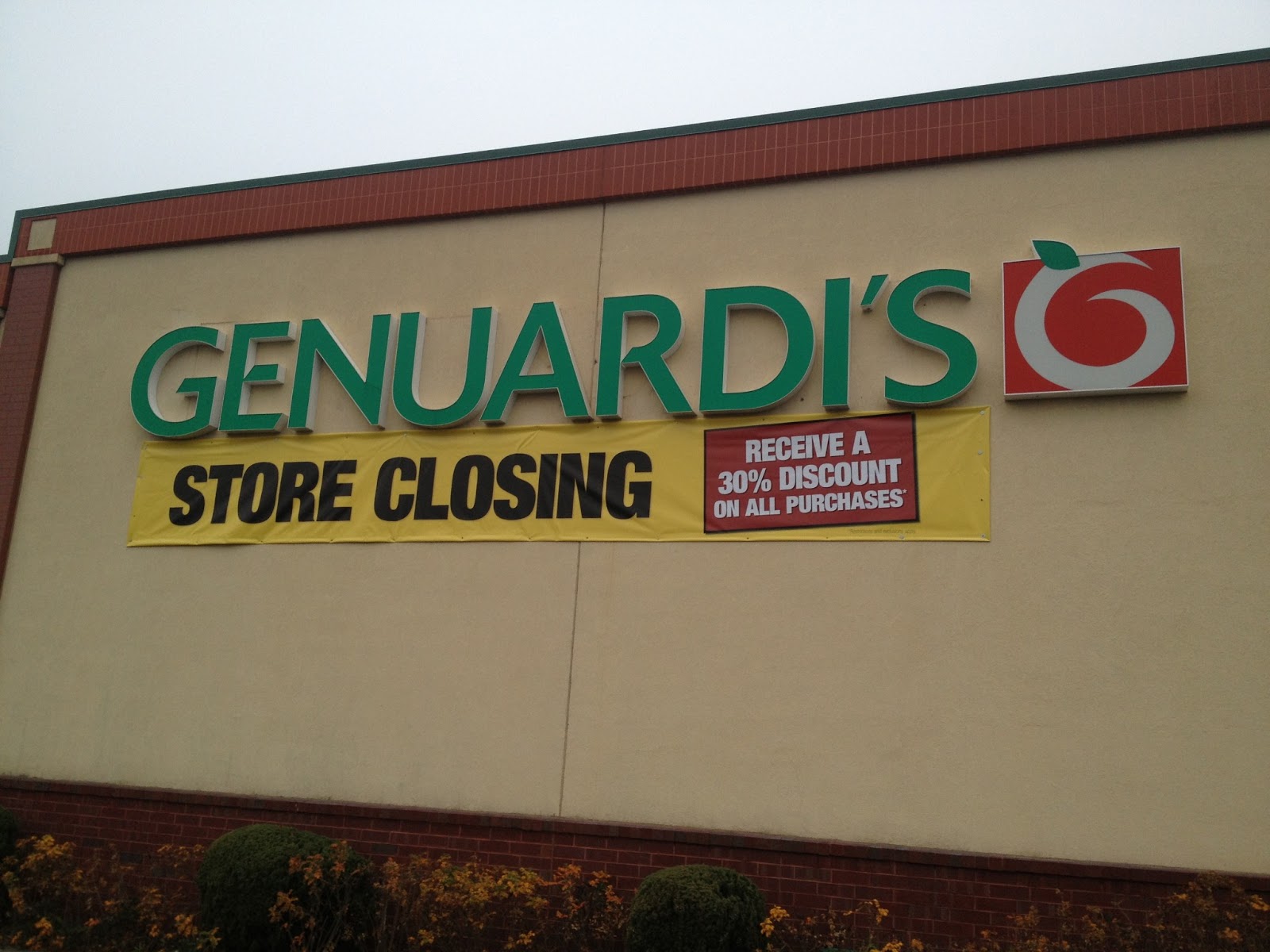 step off george: Genuardi's *CLOSED*