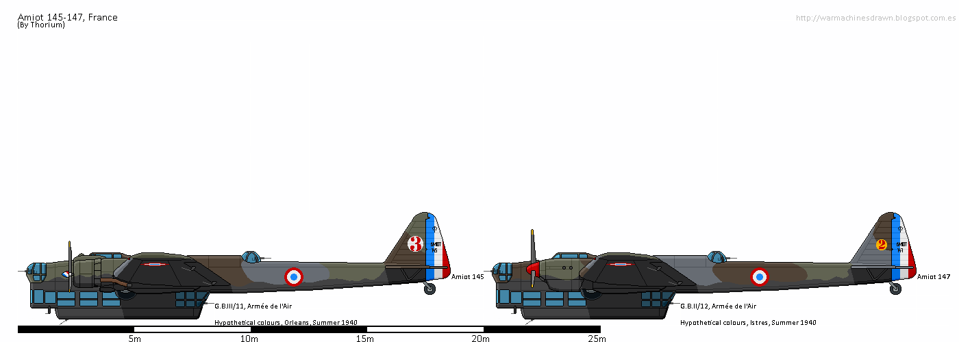War Machines Drawn: Amiot 144 - Never produced variants