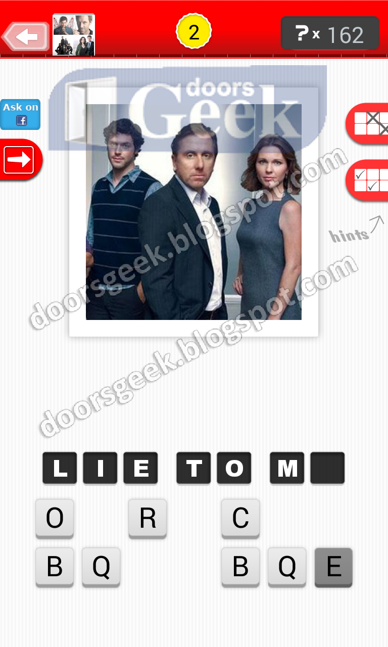 Guess the TV Show - Level 18-2 Answer ~ Doors Geek